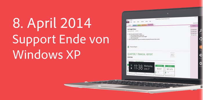Informationen zum Support-Ende von Windows XP